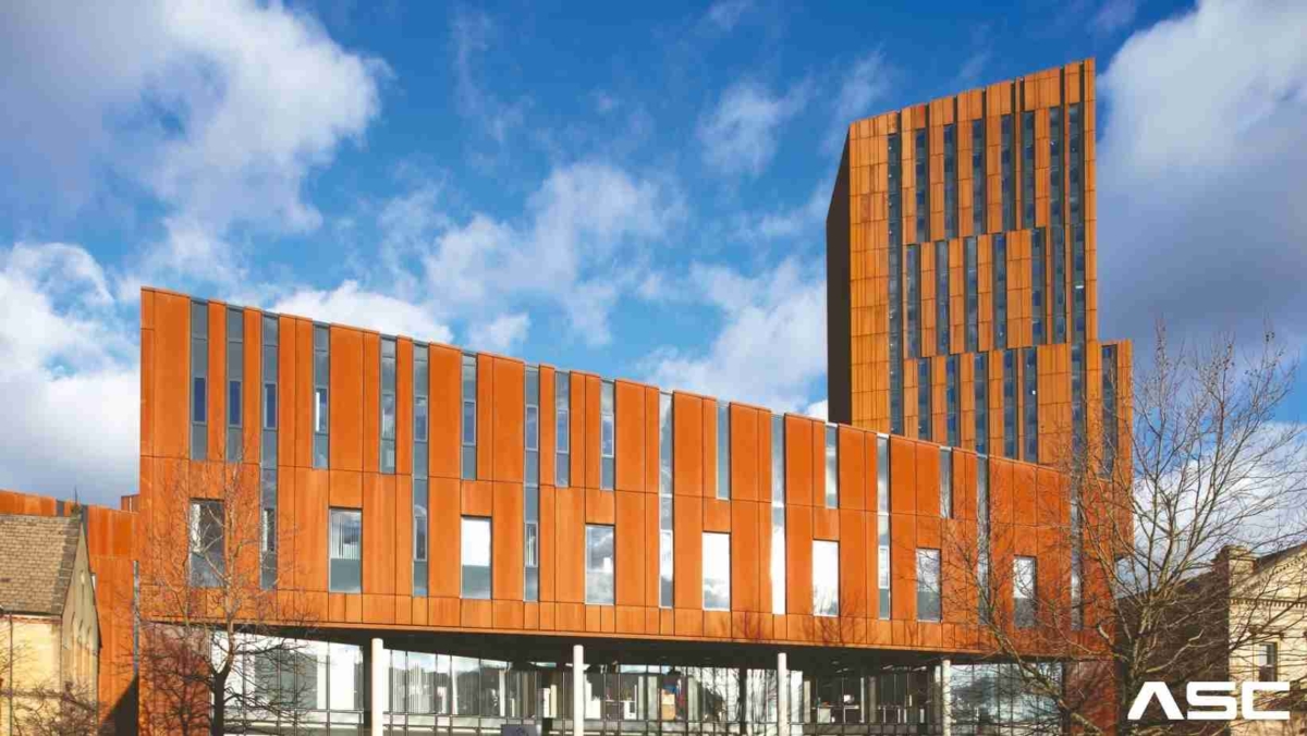 How To Design A Corten Steel Building : Structure, Frame, Elevation And ...